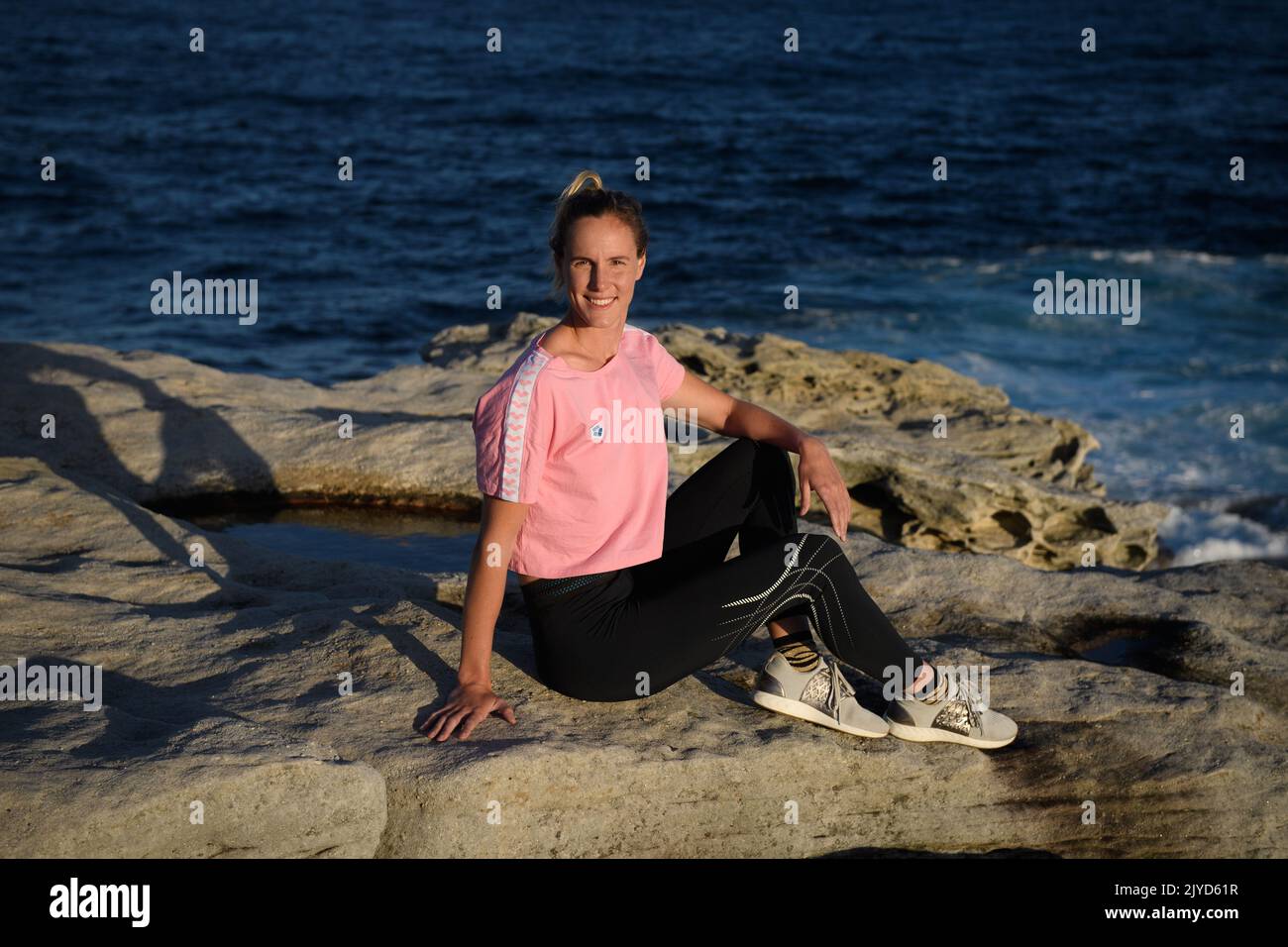 Australian Olympic swimmer Bronte Campbell poses for a photograph in ...