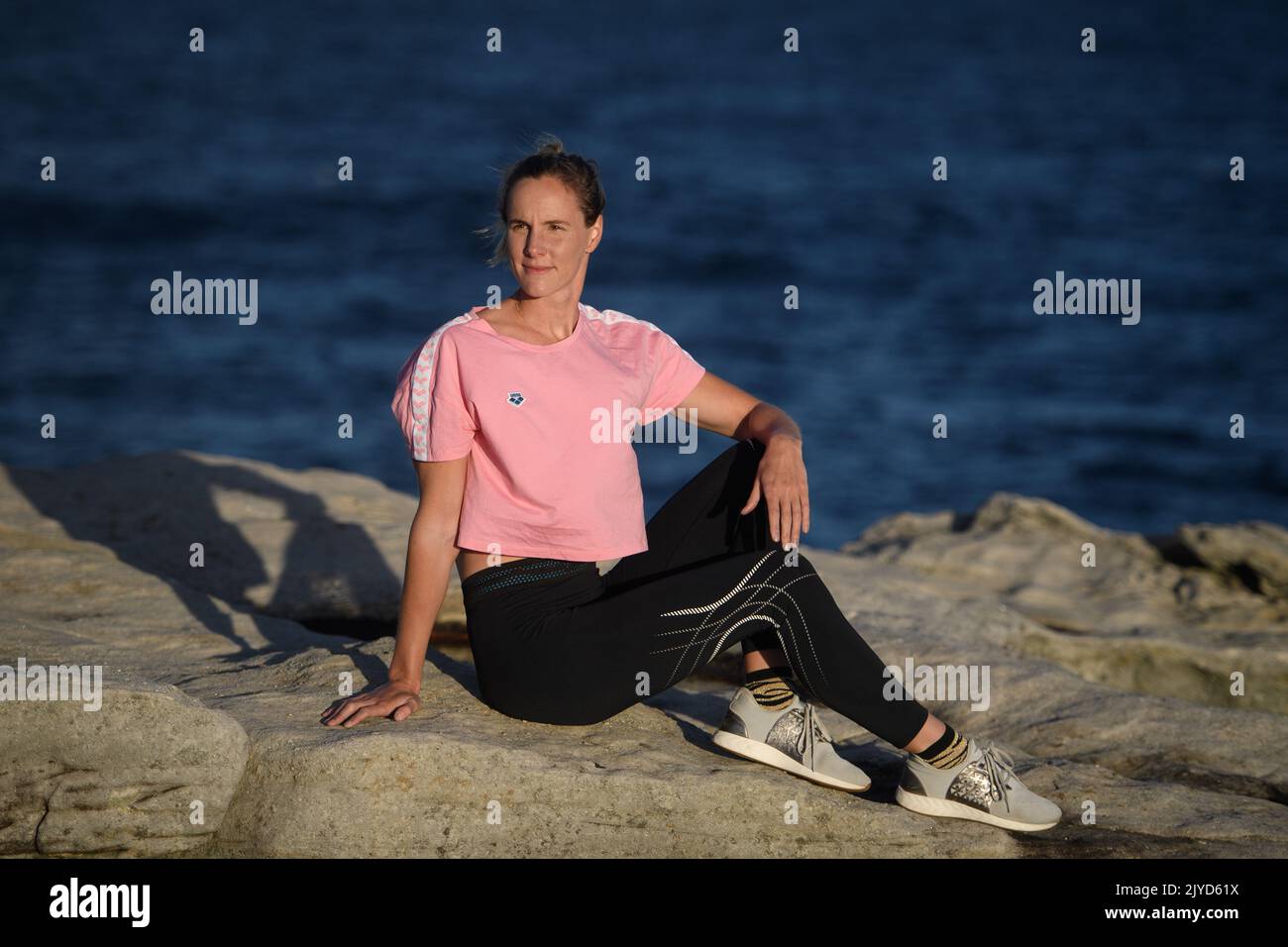 Australian Olympic swimmer Bronte Campbell poses for a photograph in ...