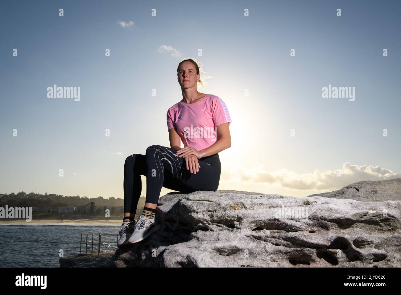 Australian Olympic swimmer Bronte Campbell poses for a photograph in ...