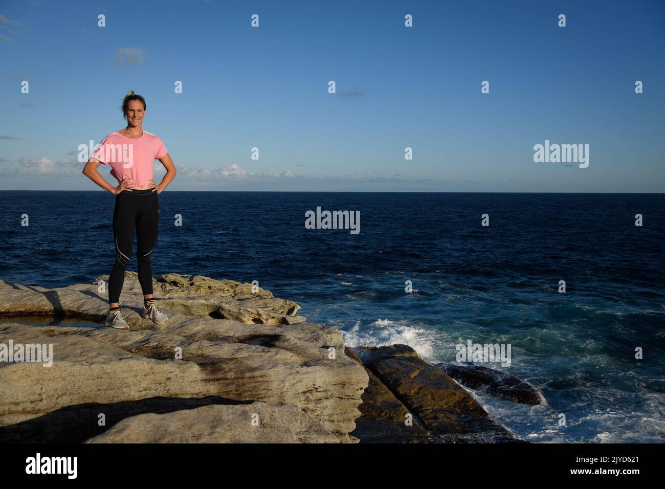 Australian Olympic swimmer Bronte Campbell poses for a photograph in ...