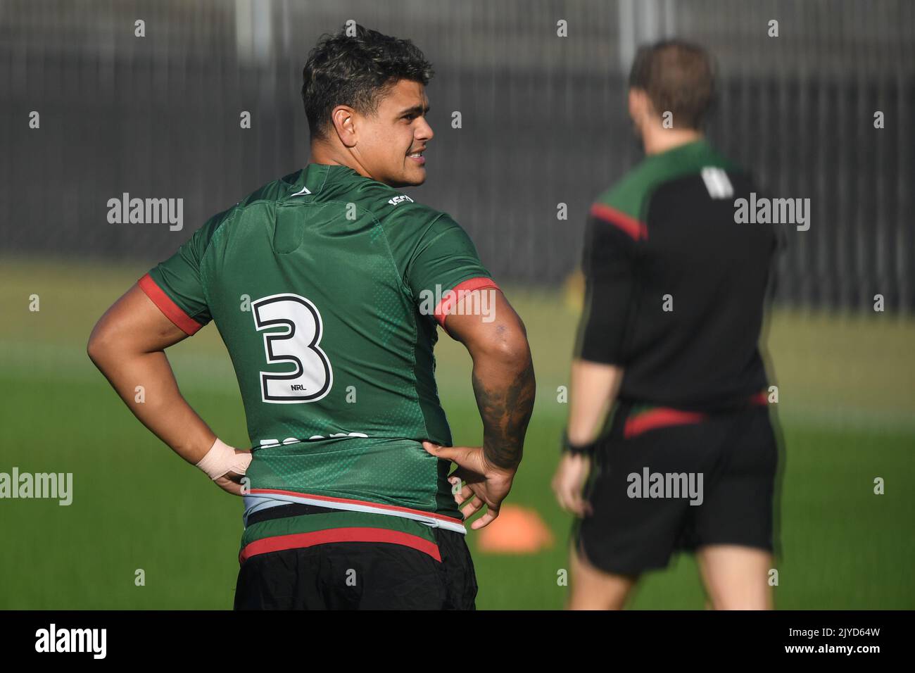 Latrell Mitchell of the Rabbitohs during a training session at Redfern ...