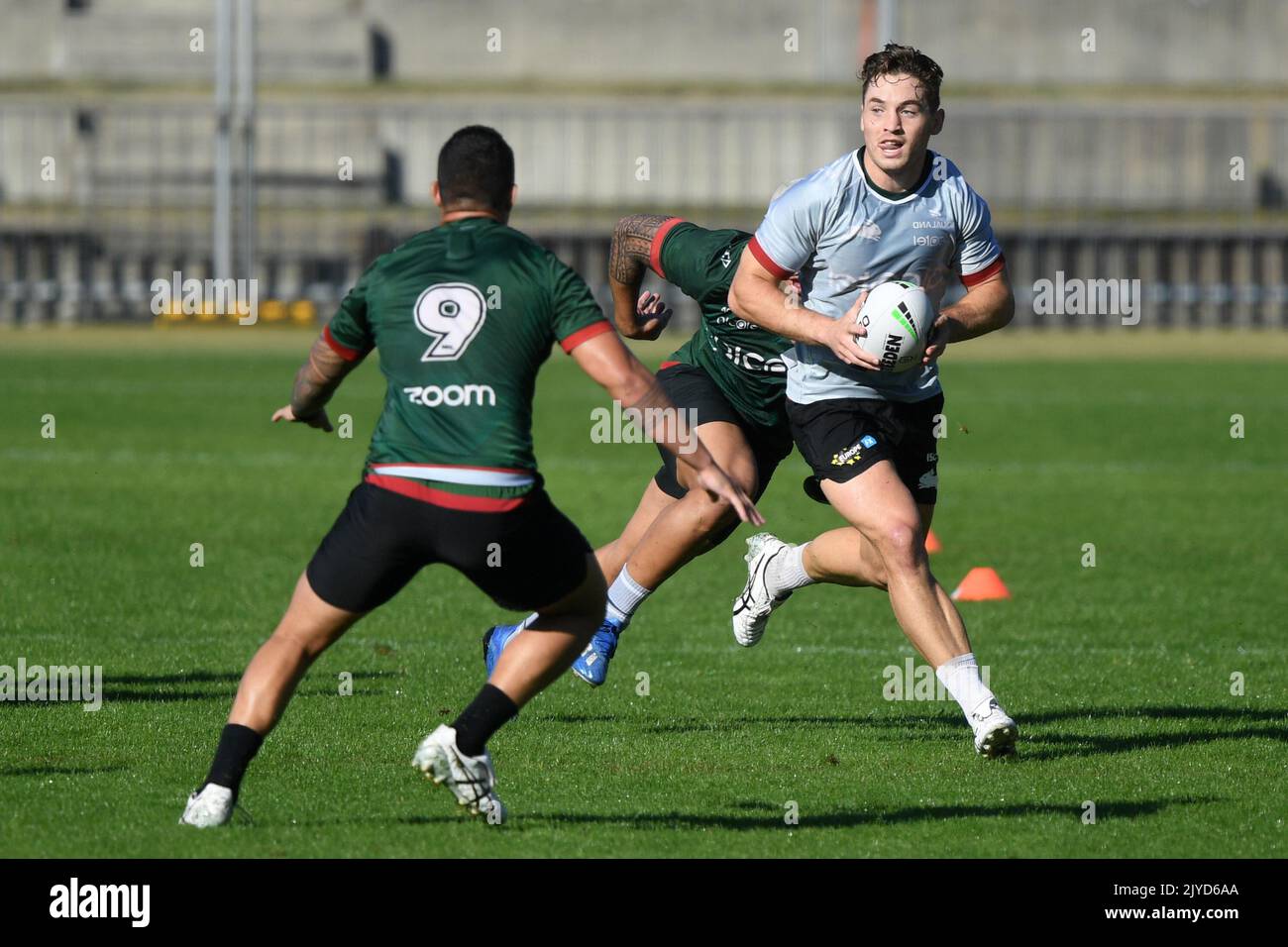 Cameron Murray of the Rabbitohs during a training session at Redfern ...