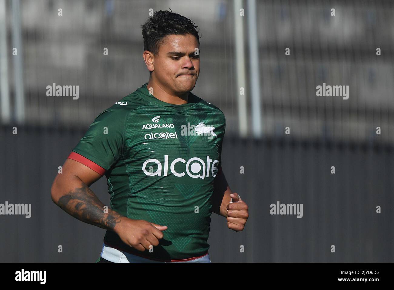 Latrell Mitchell of the Rabbitohs during a training session at Redfern ...