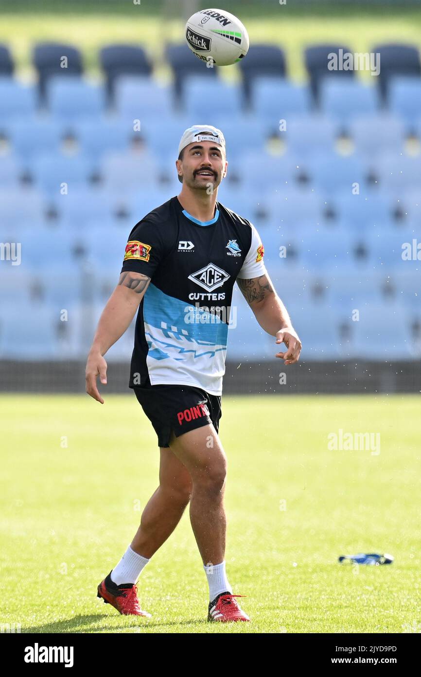 Shaun Johnson during NRL Sharks training session at PointsBet Stadium ...