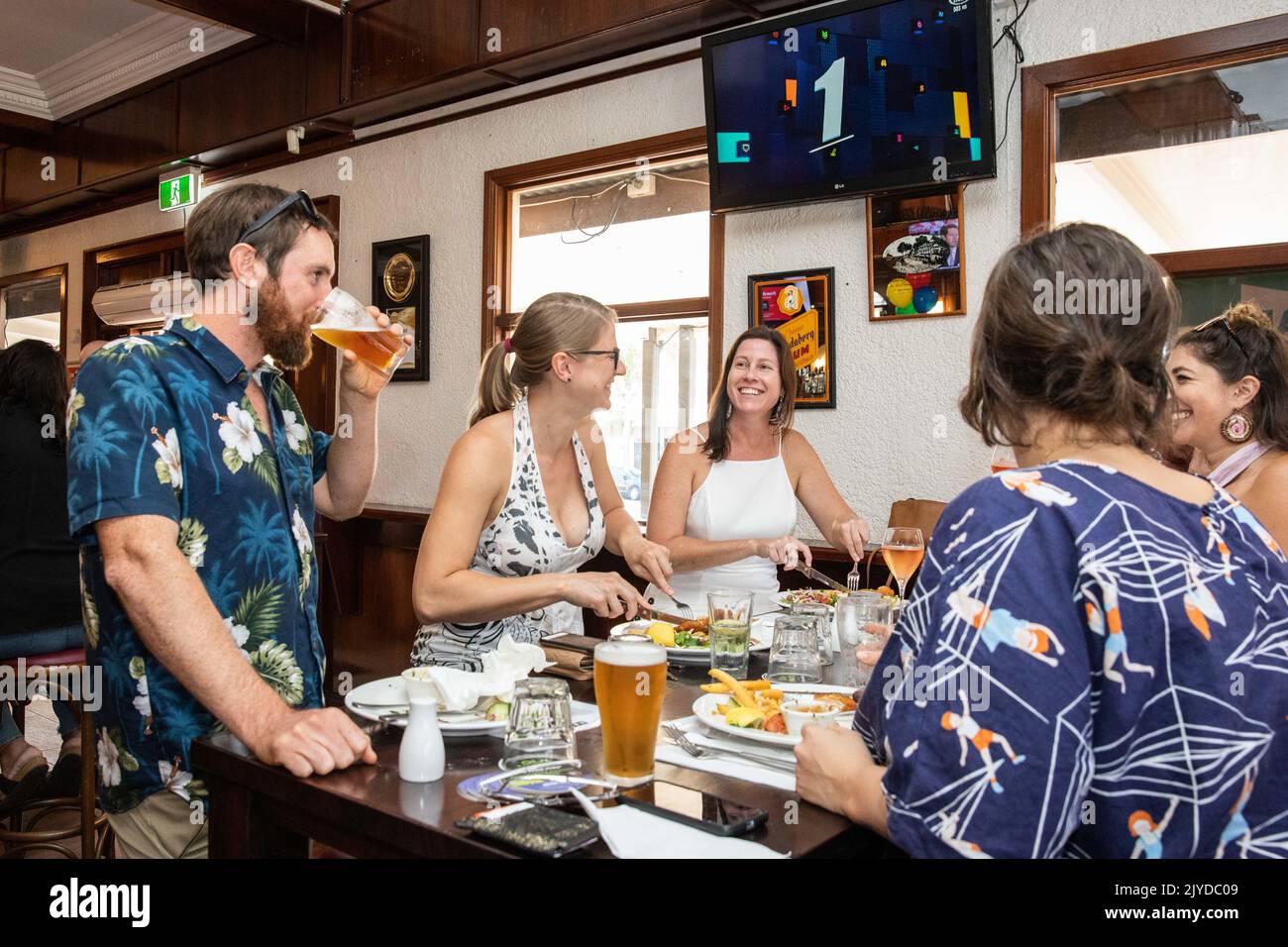 Russell Smith, Sophia Clements and Leanne Paige at Darwin Hotel in ...