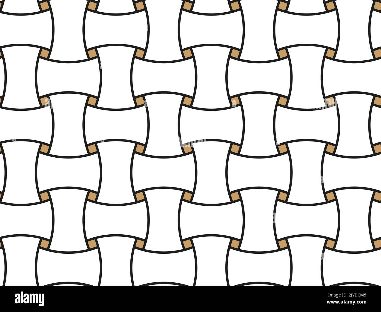 Geometric seamless pattern with intertwined bands. Wrapping paper ...