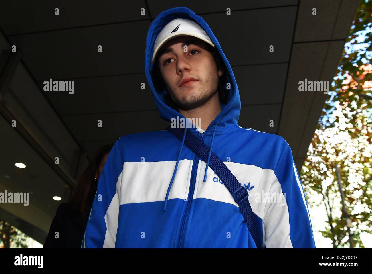 Isaiah Stephens departs the County Court of Victoria in Melbourne ...