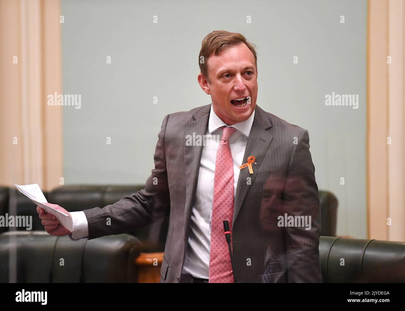 Queensland Deputy Premier and Health Minister Steven Miles is seen ...