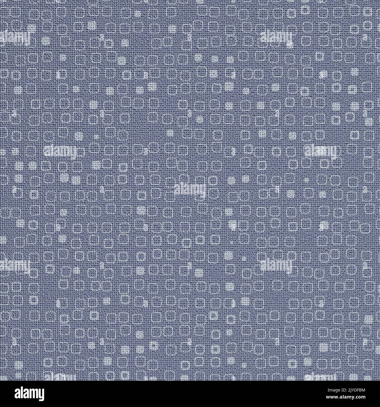 Seamless pattern made of rounded rectangular shapes, with cloth texture ...