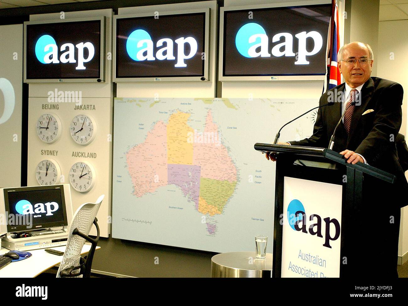 Australian Prime Minister John Howard officially opens the new ...