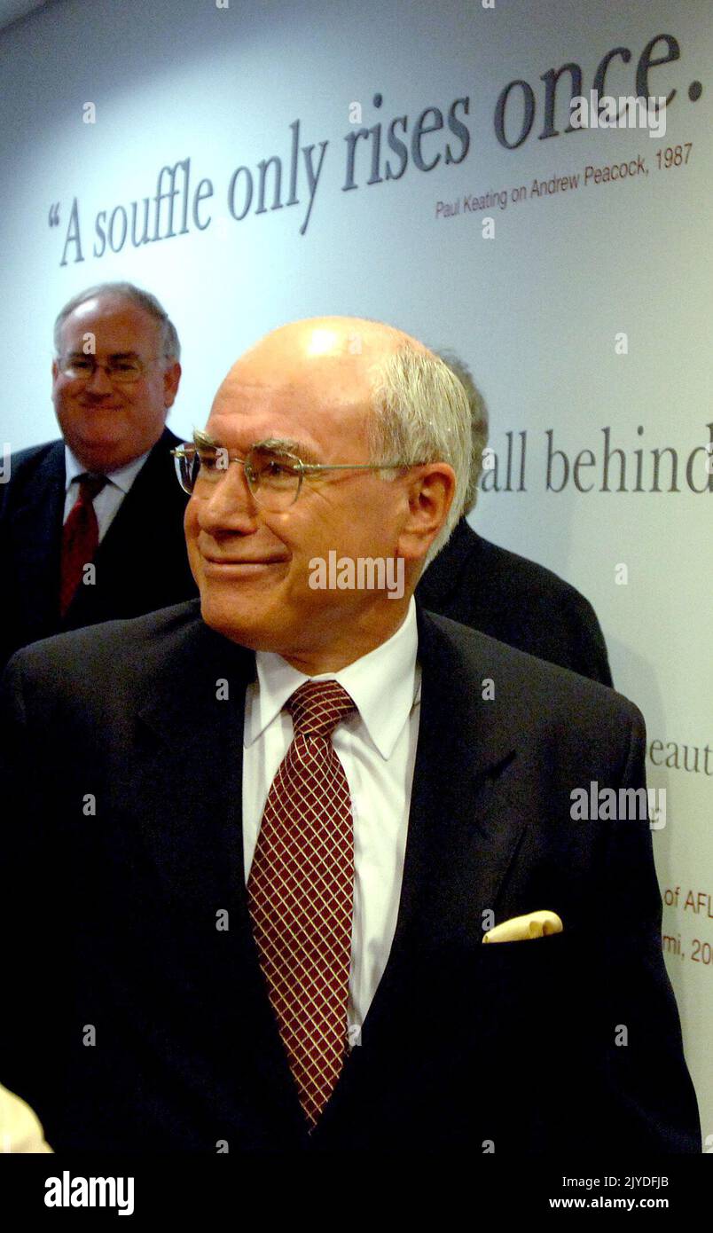 Australian Prime Minister John Howard officially opens the new ...