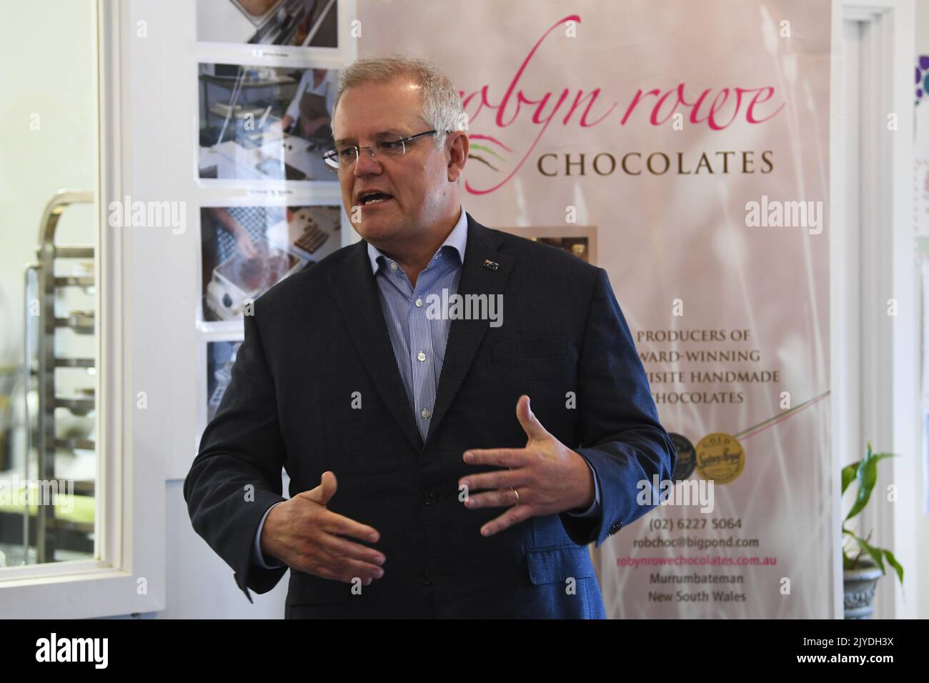 Australian Prime Minister Scott Morrison is seen during a visit to ...