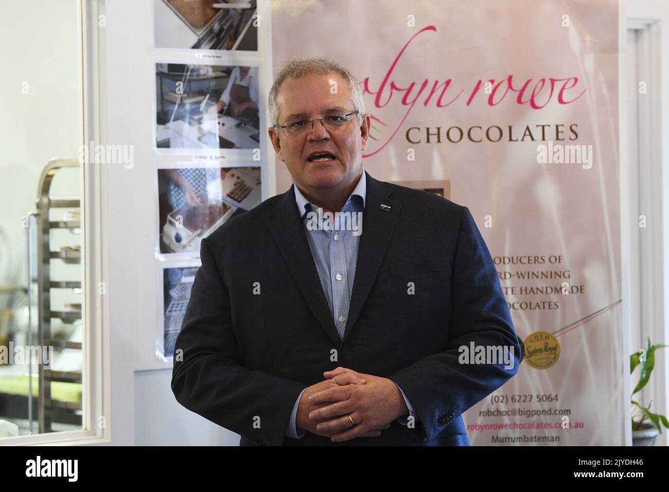 Australian Prime Minister Scott Morrison is seen during a visit to ...