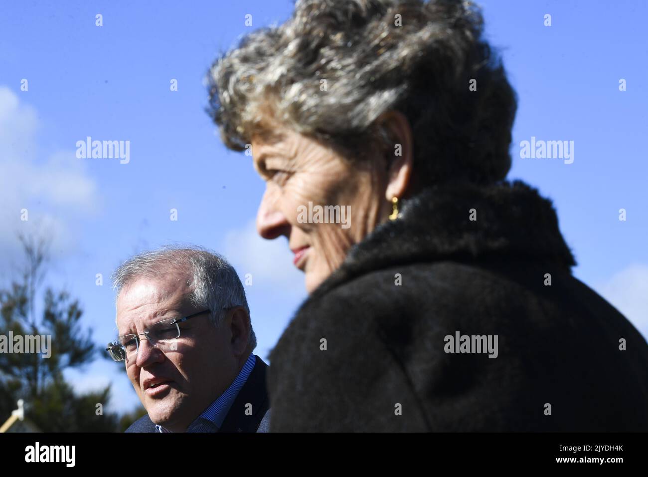 Liberal candidate for the seat of Eden-Monaro Fiona Kotvojs and ...