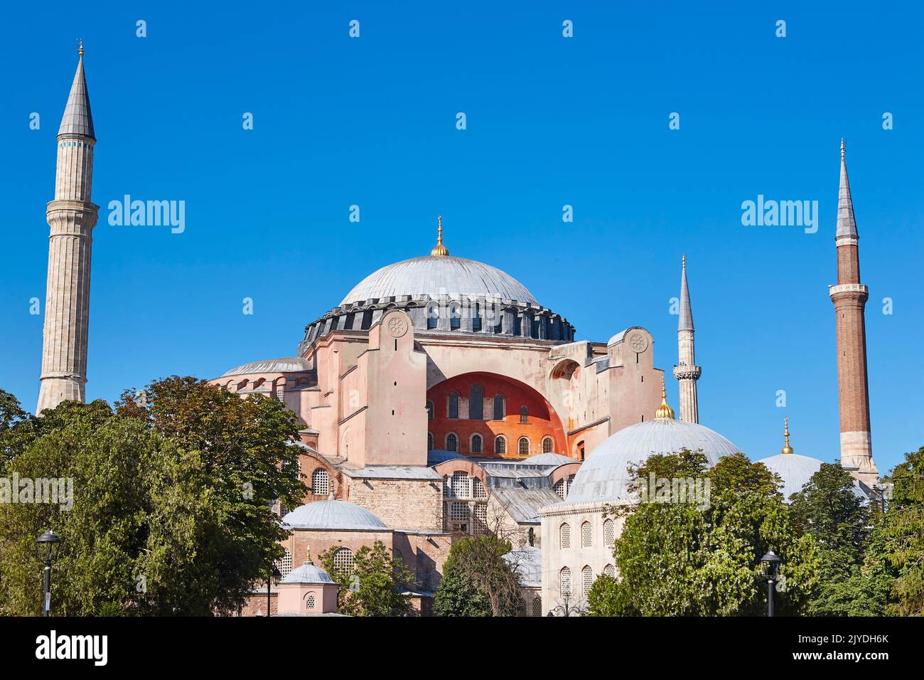 Sofia mosque. Istanbul architecture landmark. Ancient byzantine temple ...
