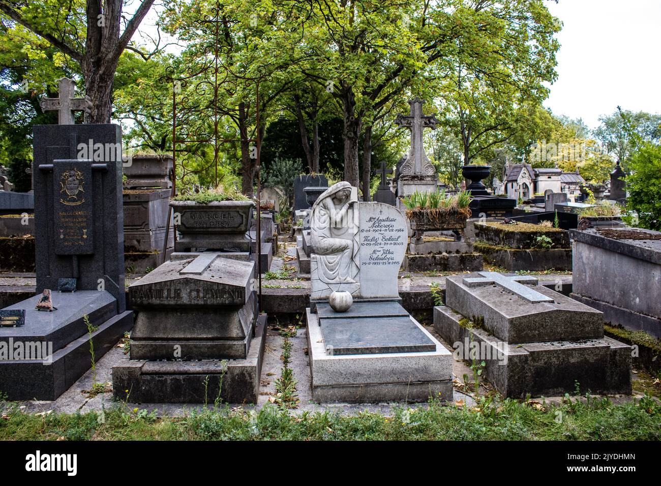 Paris, France - September 05, 2022 The Pere Lachaise cemetery is the ...