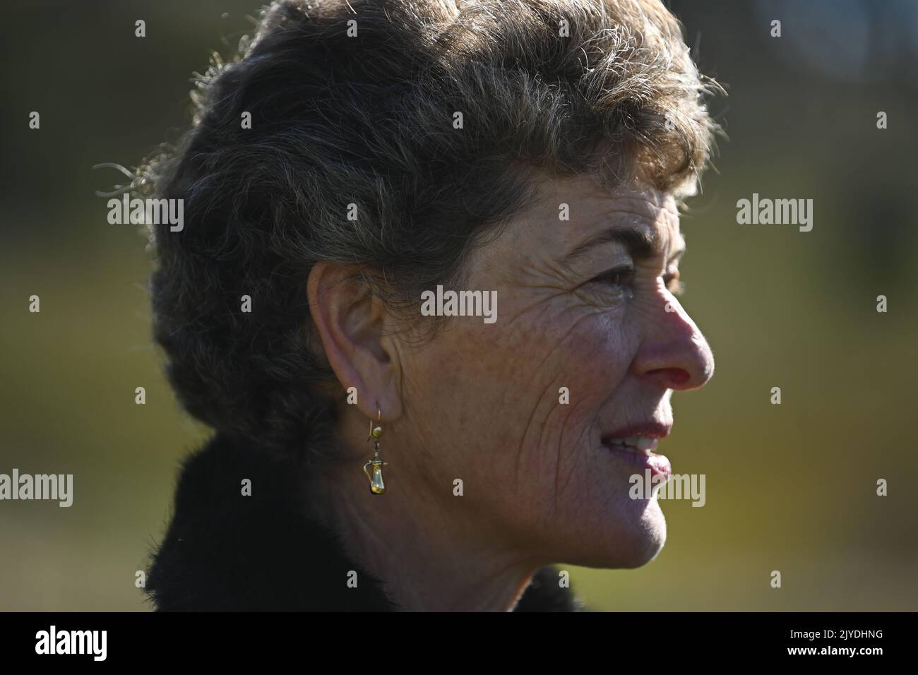 Liberal candidate for the seat of Eden-Monaro Fiona Kotvojs speaks to ...