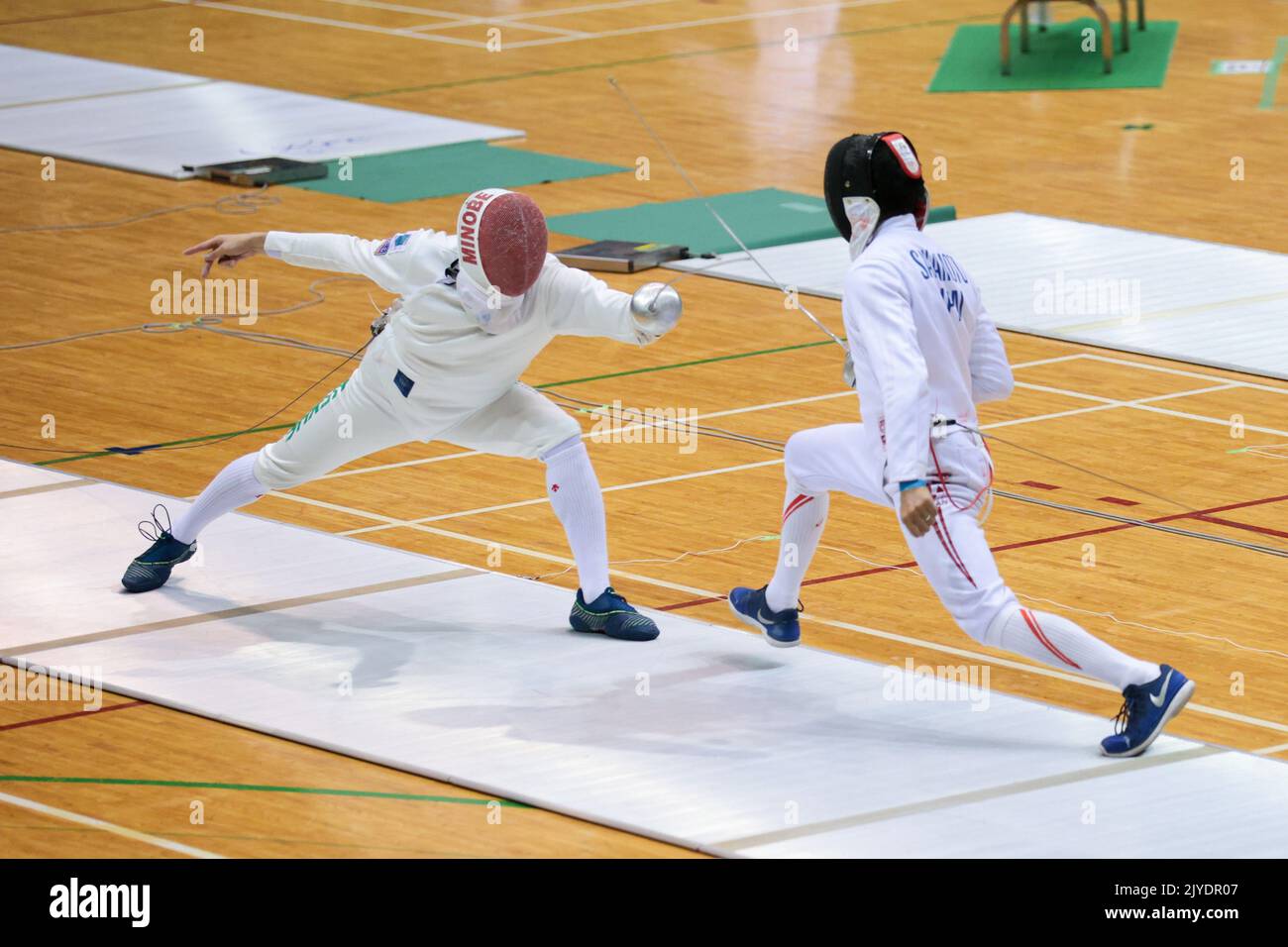 Tokyo, Japan. 8th Sep, 2022. (L-R) Kazuyasu Minobe, Keisuke Sakamoto ...