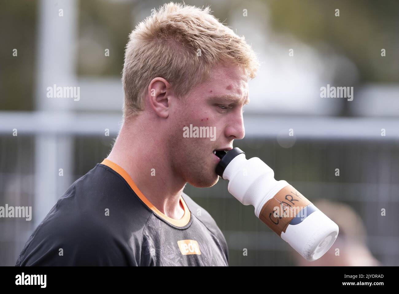 Oliver Clark during a Wests Tigers NRL training session at St Lukes ...
