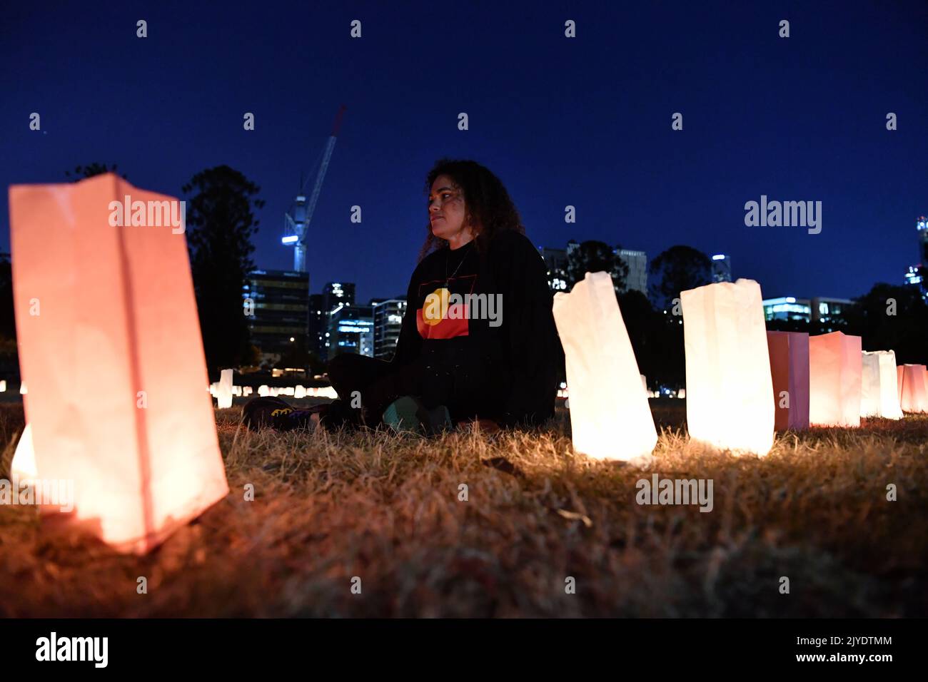 Widjabul woman from the Bundjalung Nations, Larissa Baldwin is seen ...