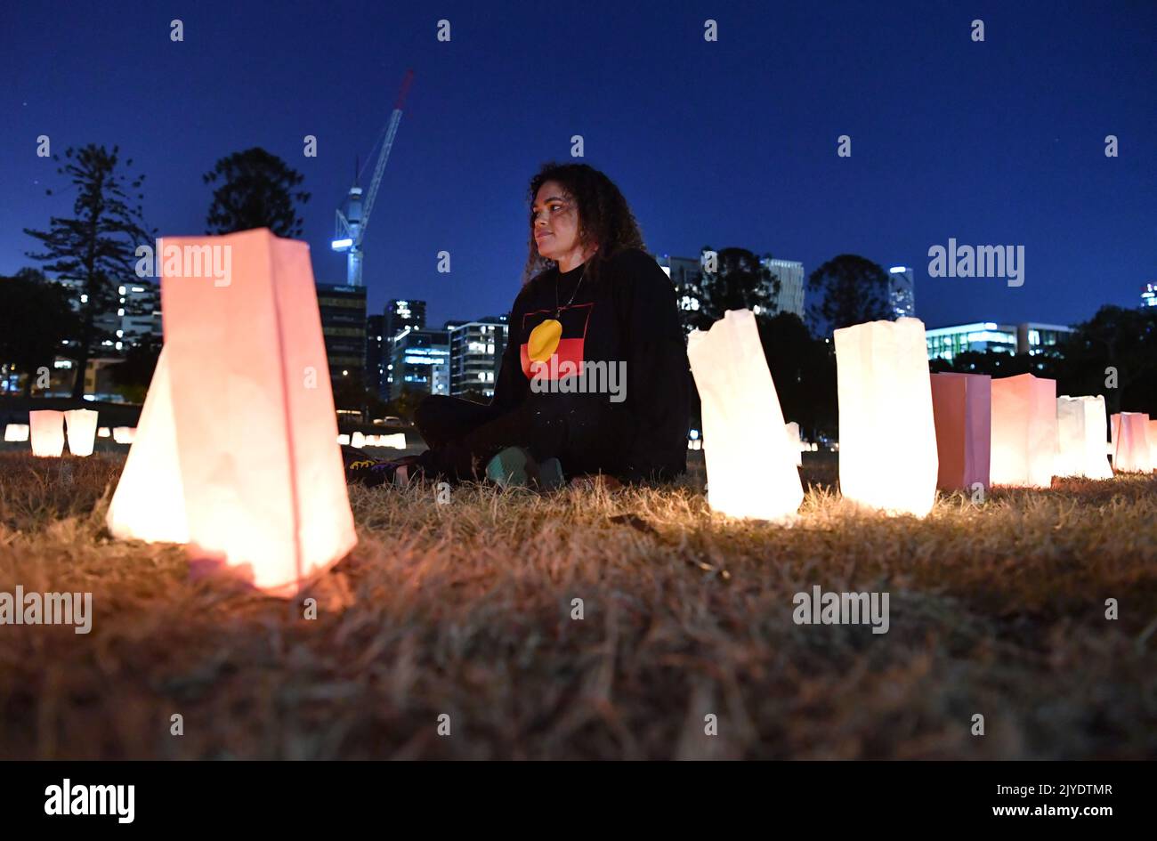 Widjabul woman from the Bundjalung Nations, Larissa Baldwin is seen ...