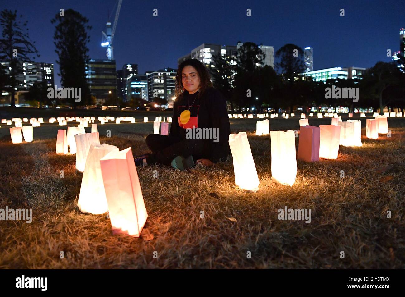 Widjabul woman from the Bundjalung Nations, Larissa Baldwin is seen ...