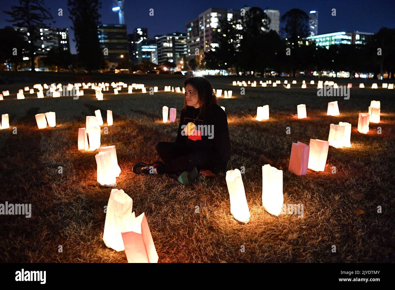 Widjabul woman from the Bundjalung Nations, Larissa Baldwin is seen ...