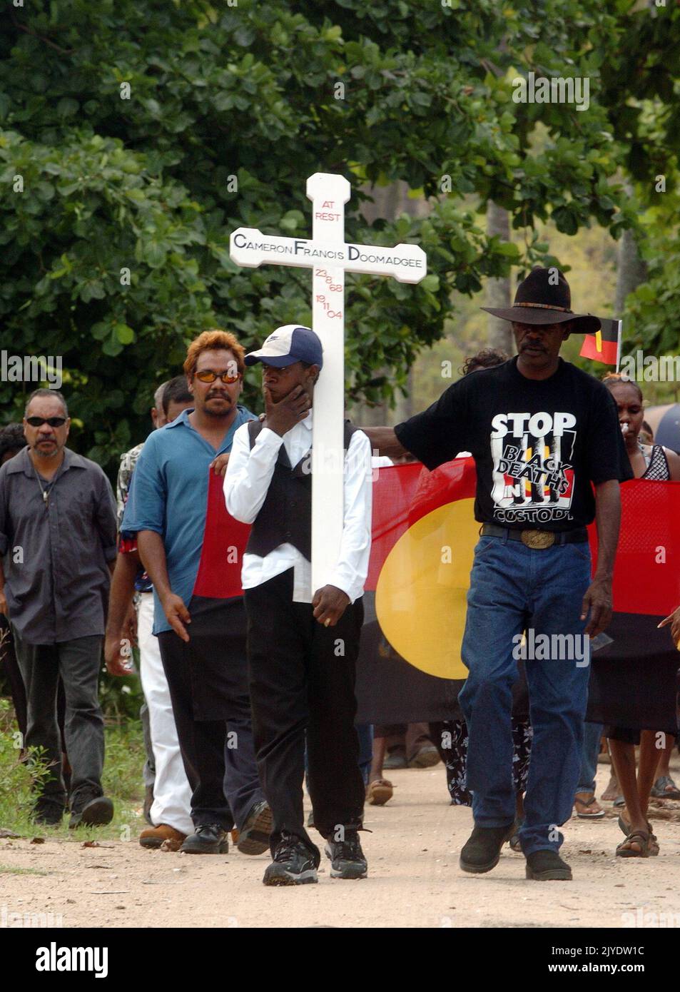 Palm Island, December 11, 2004. Eric Doomadgee, son of death in custody ...
