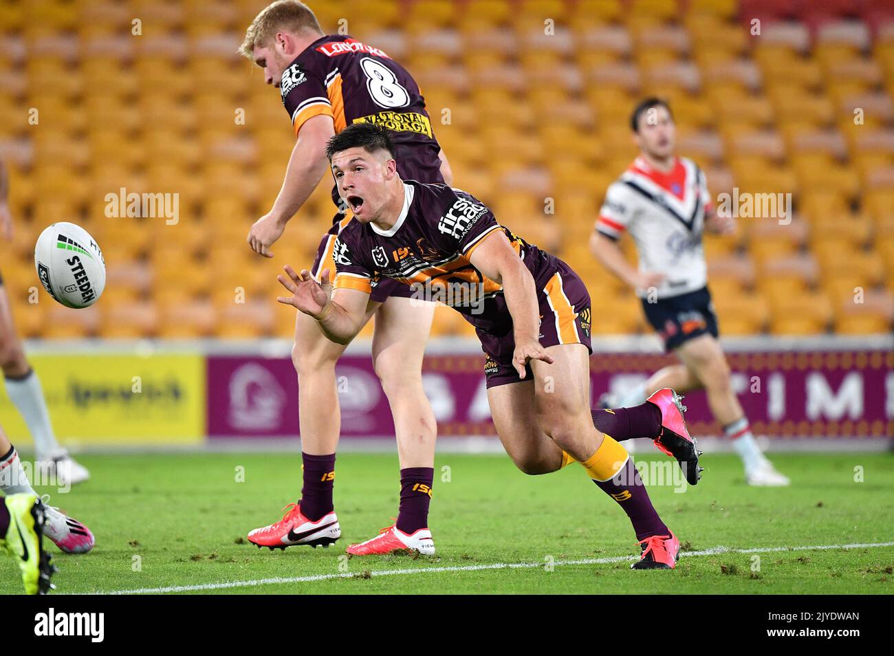 Cory Paix of the Broncos during the Round 4 NRL match the Brisbane ...