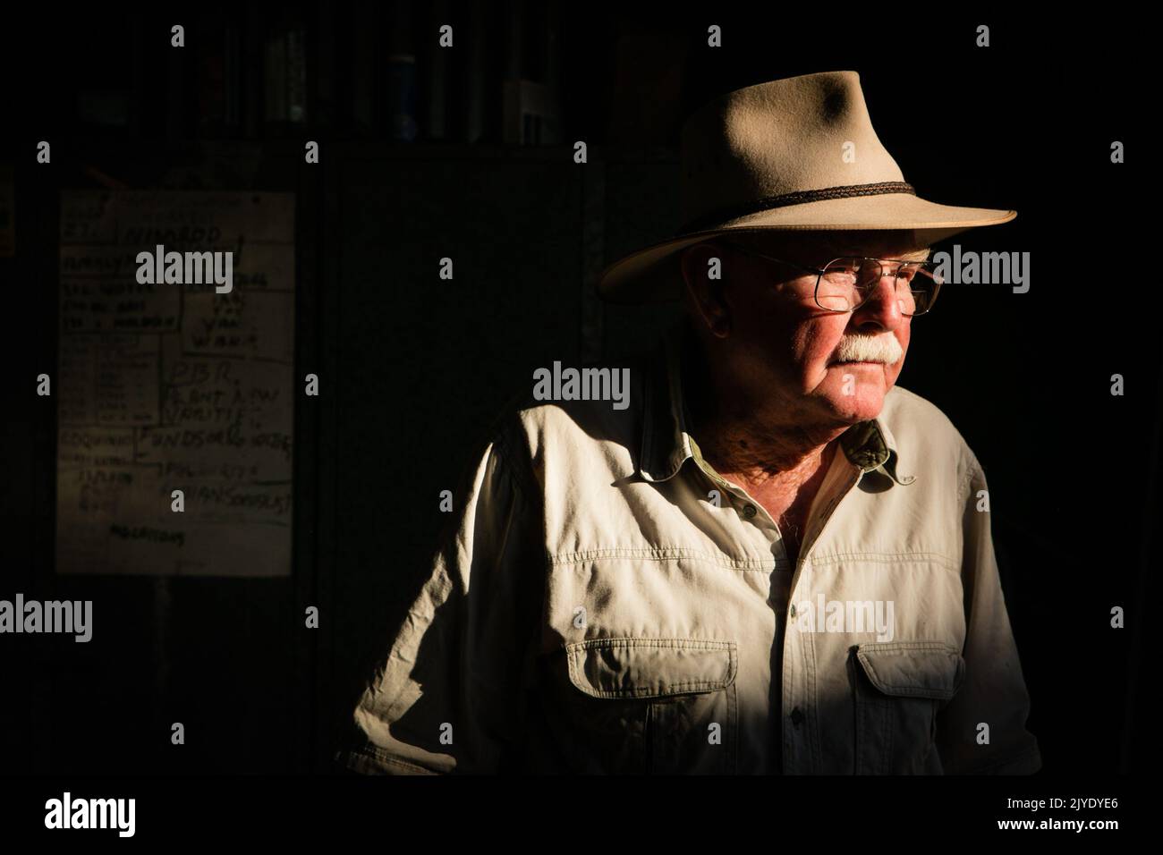 Kenneth Rayner poses for a photograph at his property outside of ...