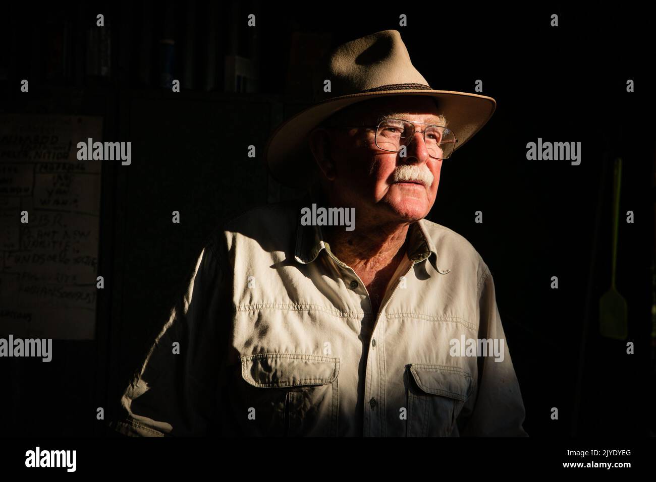 Kenneth Rayner poses for a photograph at his property outside of ...