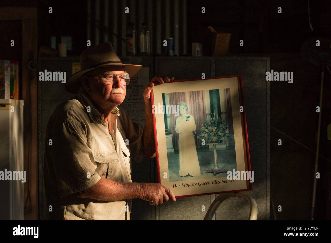 Kenneth Rayner poses for a photograph at his property outside of ...