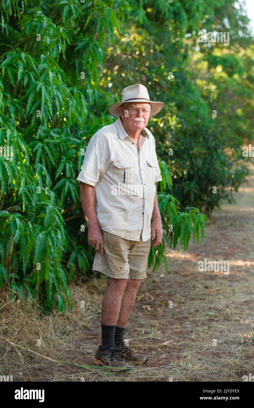 Kenneth Rayner poses for a photograph at his property outside of Katherine, Northern Territory ...