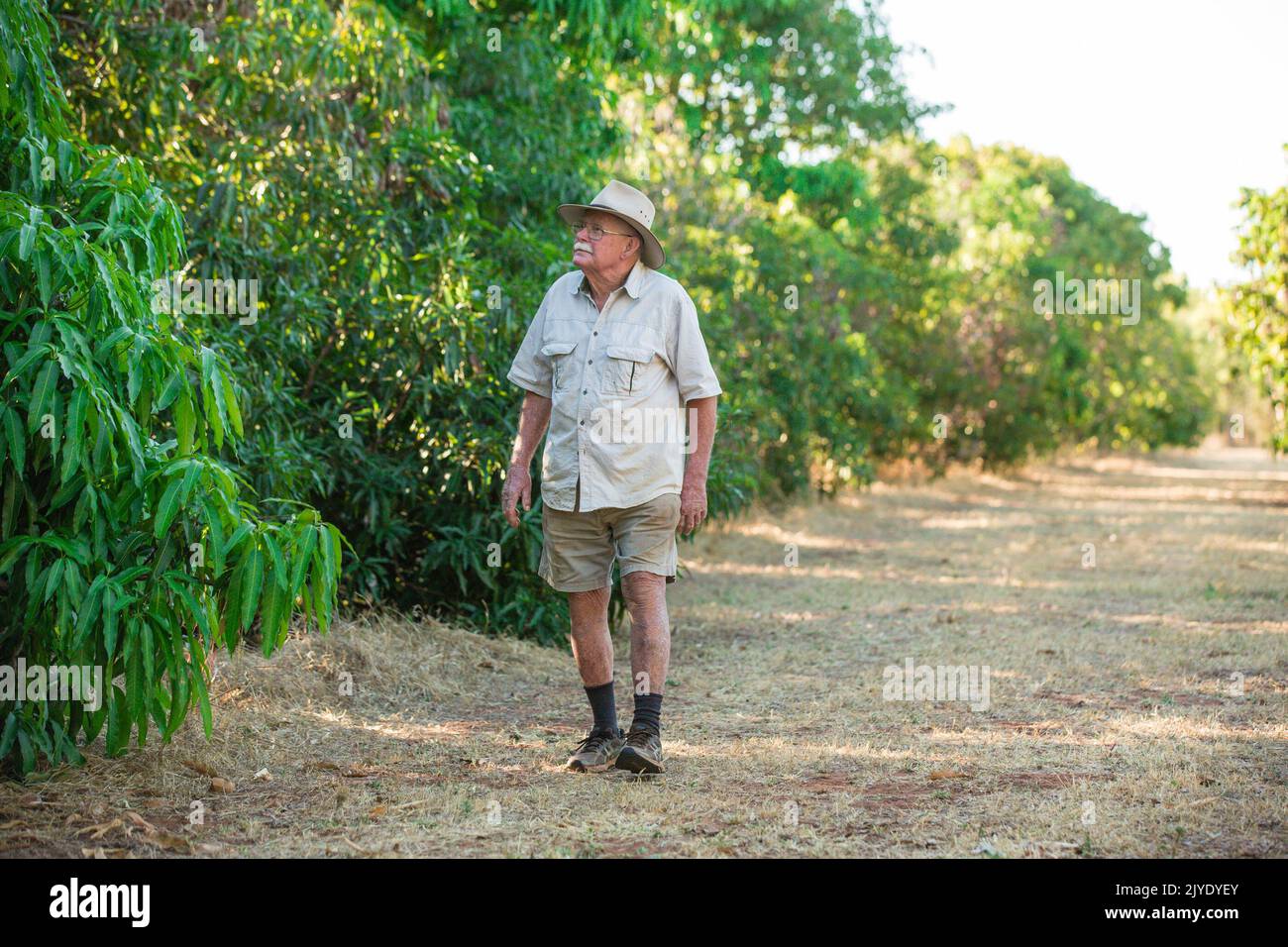 Kenneth Rayner poses for a photograph at his property outside of ...