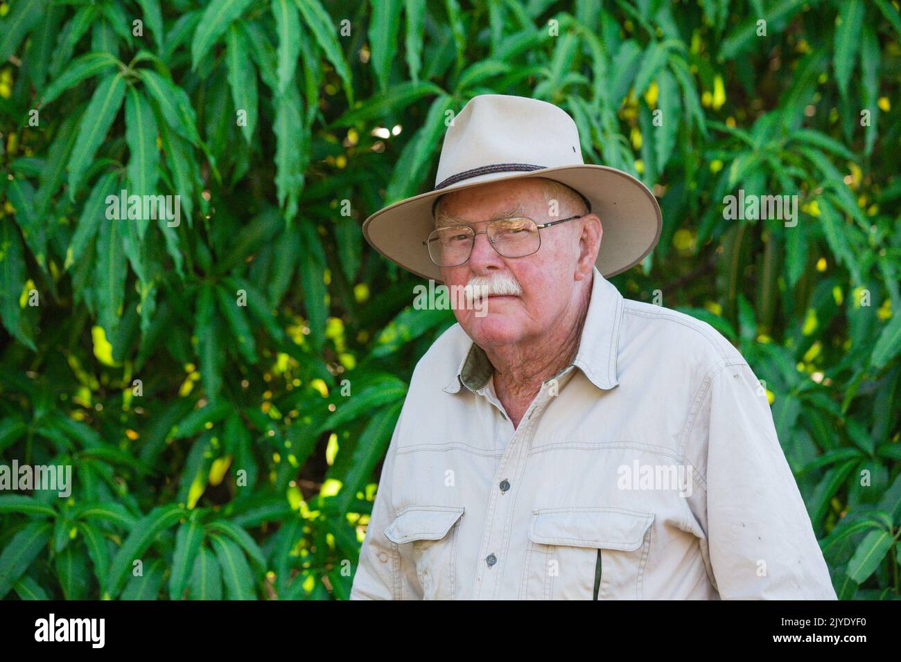 Kenneth Rayner poses for a photograph at his property outside of ...