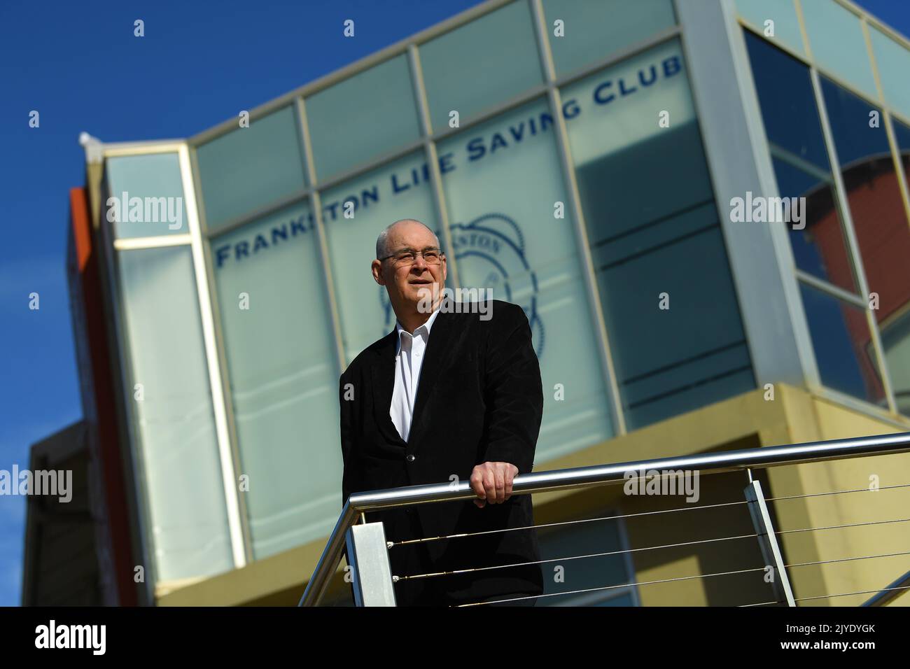 Norman Farmer poses for a photograph at Frankston Life Saving Club in ...