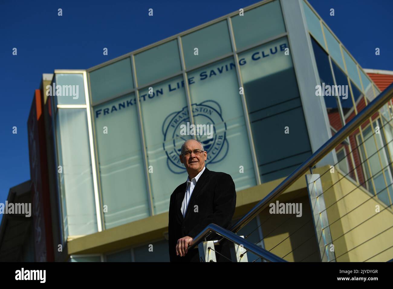 Norman Farmer poses for a photograph at Frankston Life Saving Club in ...
