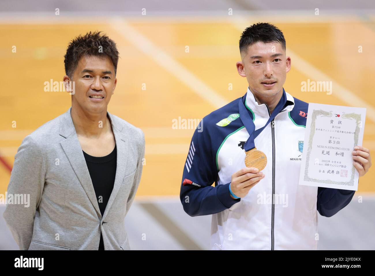 Tokyo, Japan. 8th Sep, 2022. (L-R) So Takei, Kazuyasu Minobe Fencing ...