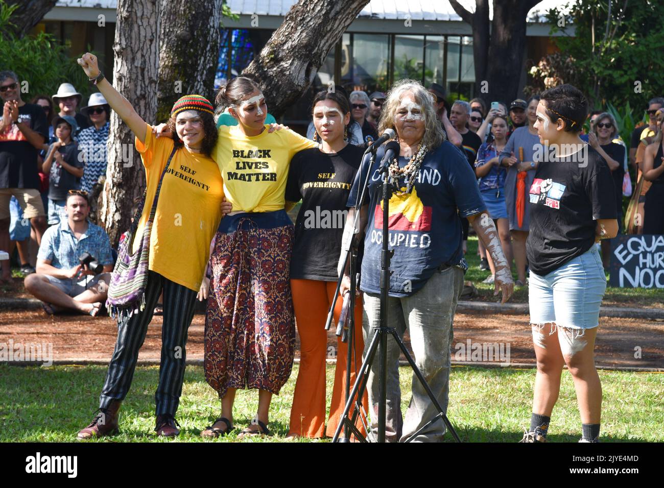 Ray-Ray McKenzie, Sharna Alley, T'ara Cole, June Mills and Mililma May ...