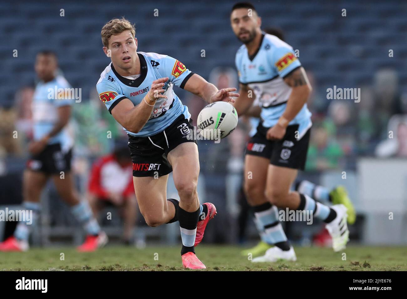 Blayke Brailey of the Sharks during the Round 5 NRL match between the ...