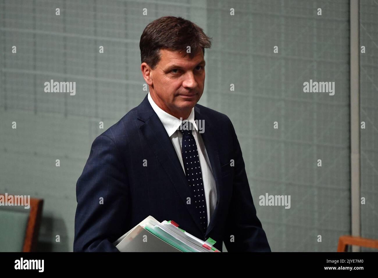 Minister for Energy Angus Taylor arrives for Question Time in the House ...