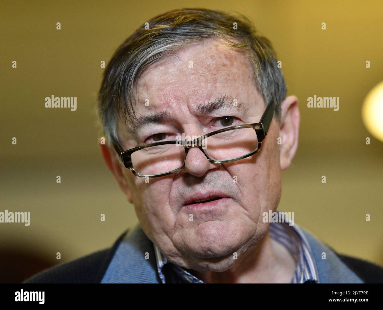 Disability taskforce co-head Dr David Caudrey is seen at a media ...