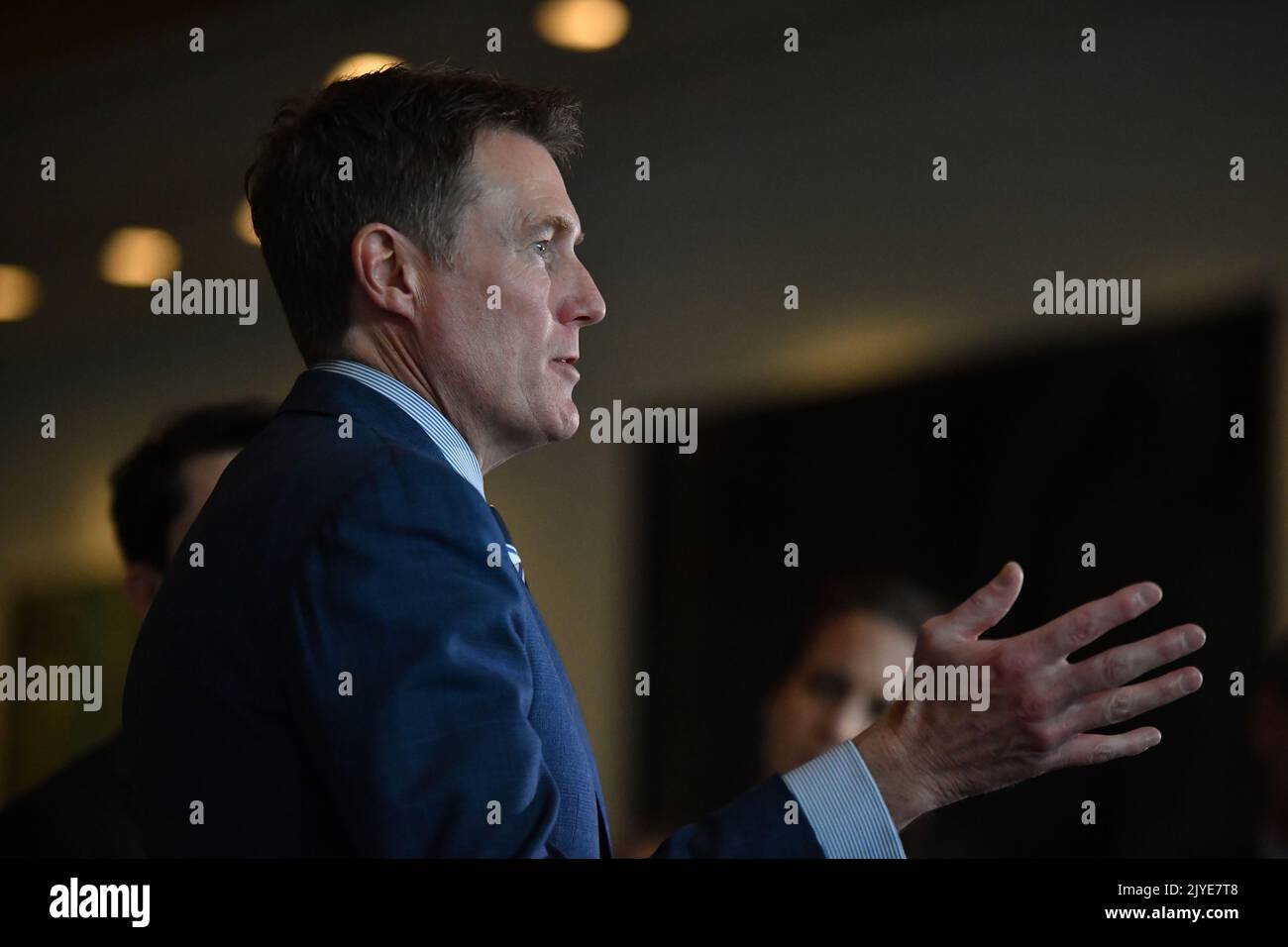 Attorney-General Christian Porter at a press conference at Parliament ...