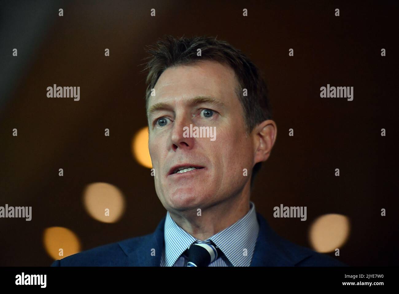 Attorney-General Christian Porter at a press conference at Parliament ...
