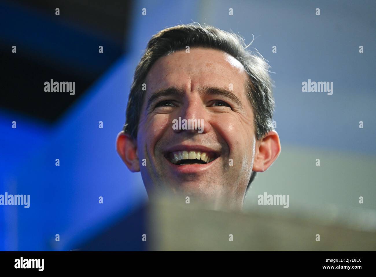 Australian Trade Minister Simon Birmingham delivers his speech at the ...