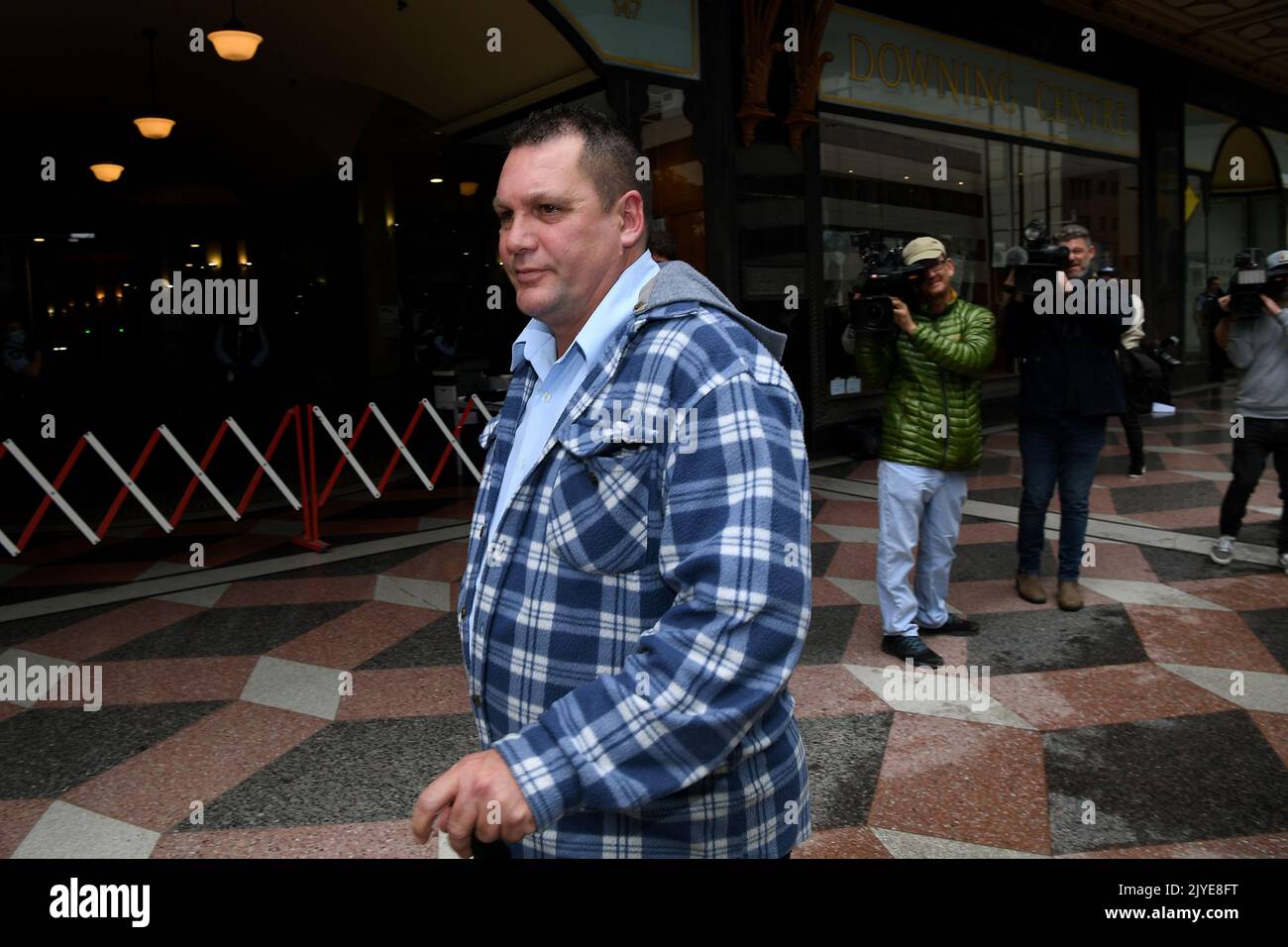 Dean Yarnton leaves the Downing Centre District Court in Sydney ...