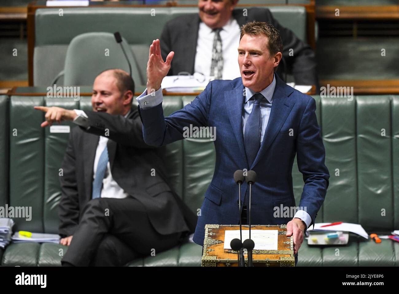 Australian Attorney-General Christian Porter speaks during House of ...
