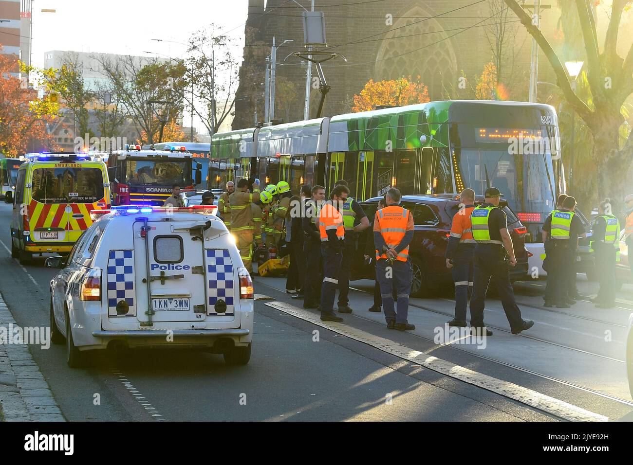 Emergency services are seen after Maree Edwards MP was involved in a ...