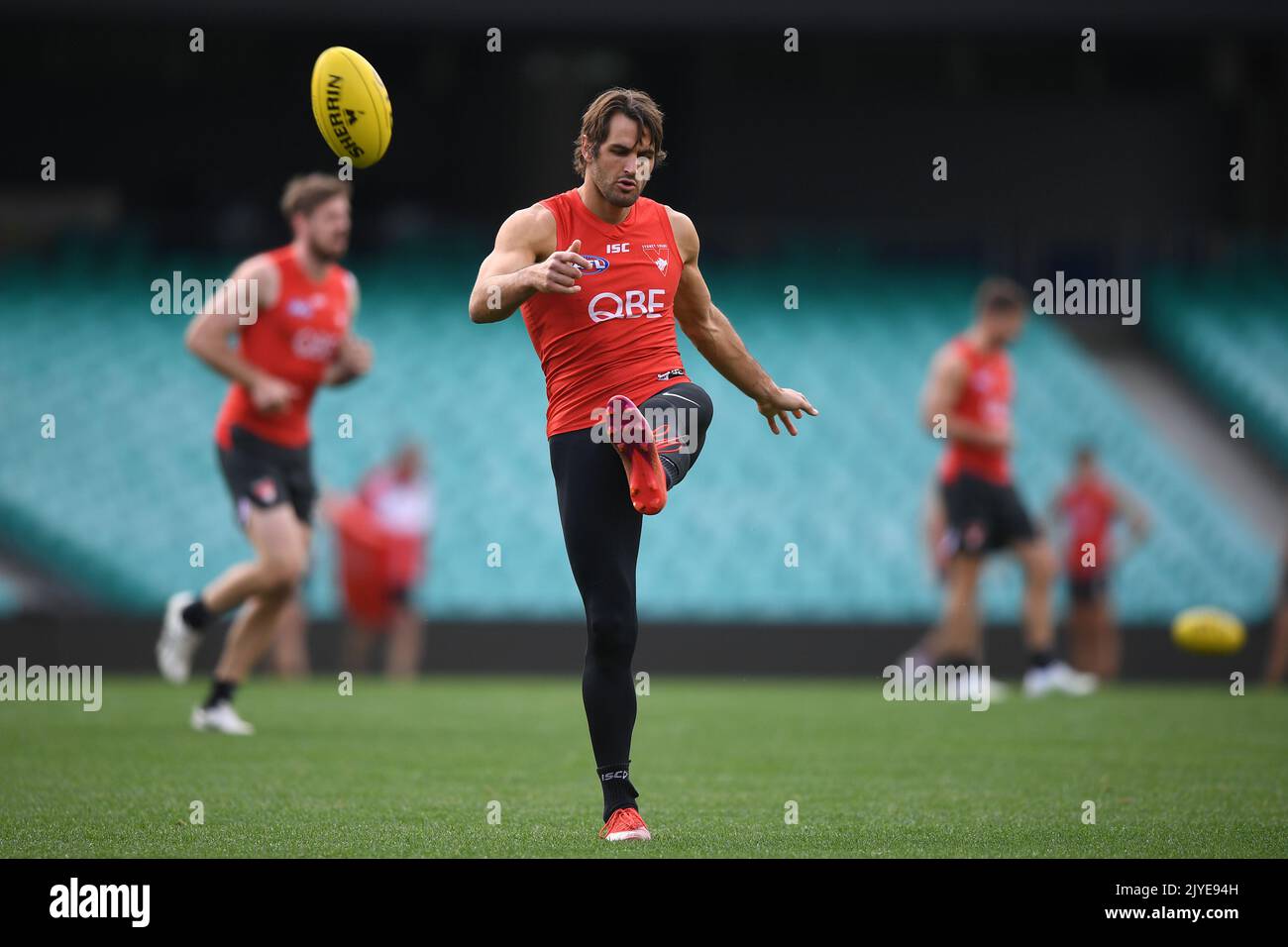 Josh Kennedy during a Sydney Swans AFL training session at the SCG in ...