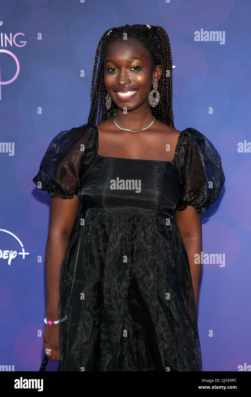 7 September 2022 - Hollywood, California - Sofia Ongele. Disney+'s "Growing Up" Red Carpet ...